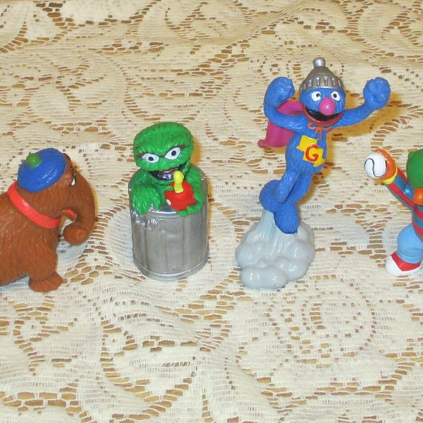 Pvc Sesame Street Toy Figures - Etsy