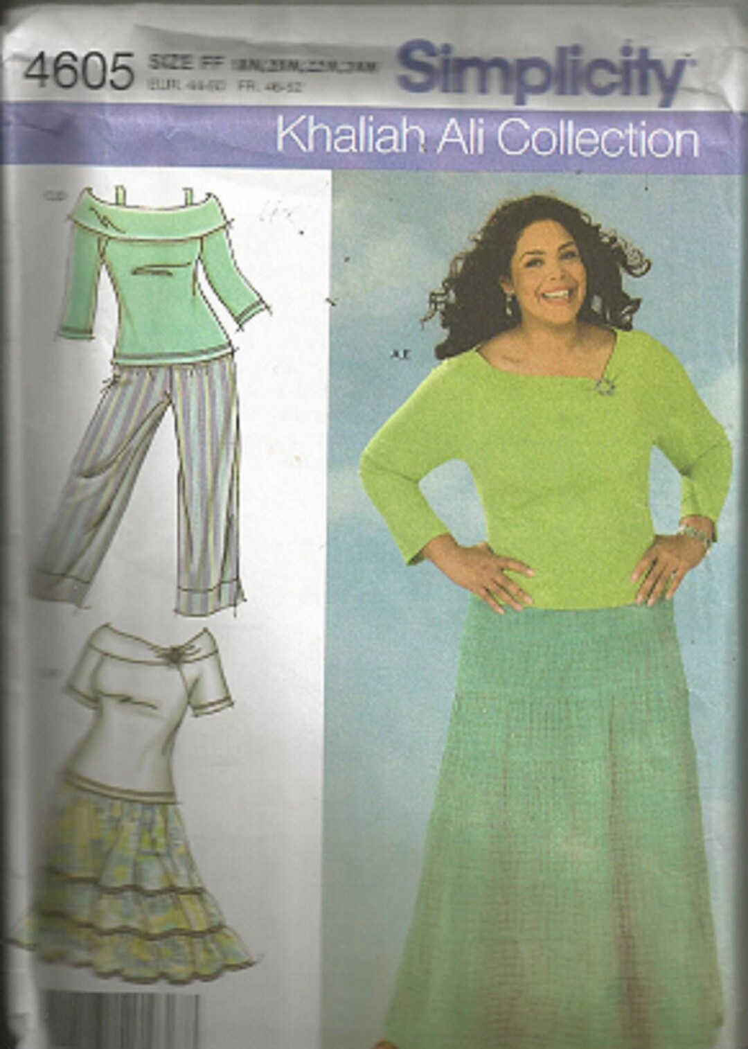 Khaliah Ali Collection Simplicity PATTERN 4605 - PLUS Size - Women's ...