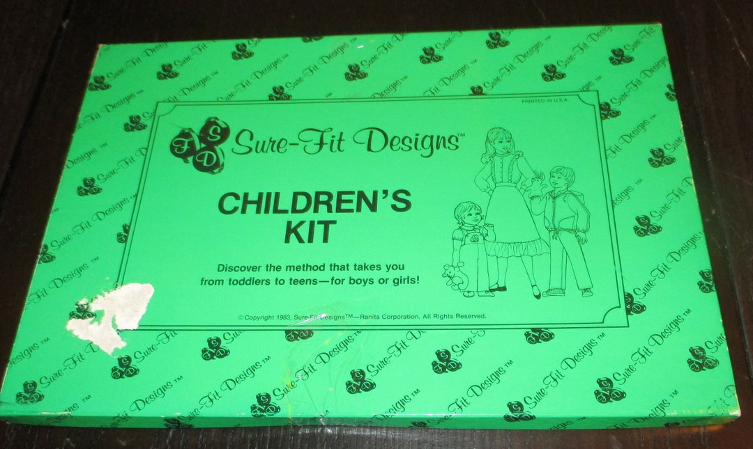 Vintage SURE-FIT DESIGNS Children's Kit - 1983 - From Toddlers to Teens ...