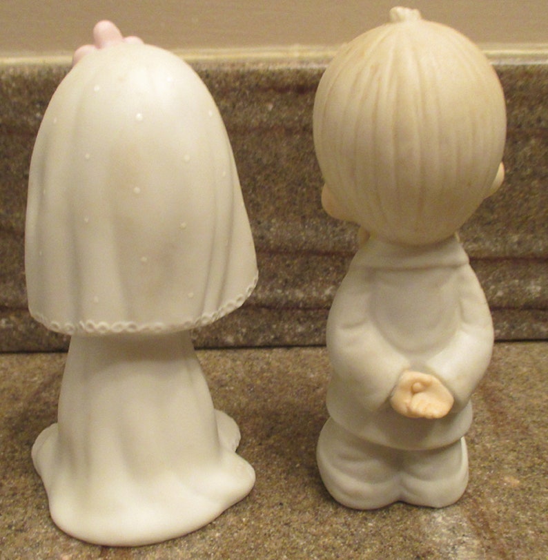 PRECIOUS MOMENTS BRIDE and Groom Figures Wedding Day Couple | Etsy