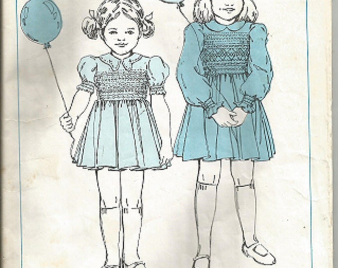 Grace L Knott SMOCKING PATTERN Classic Yoke DRESS - for English ...