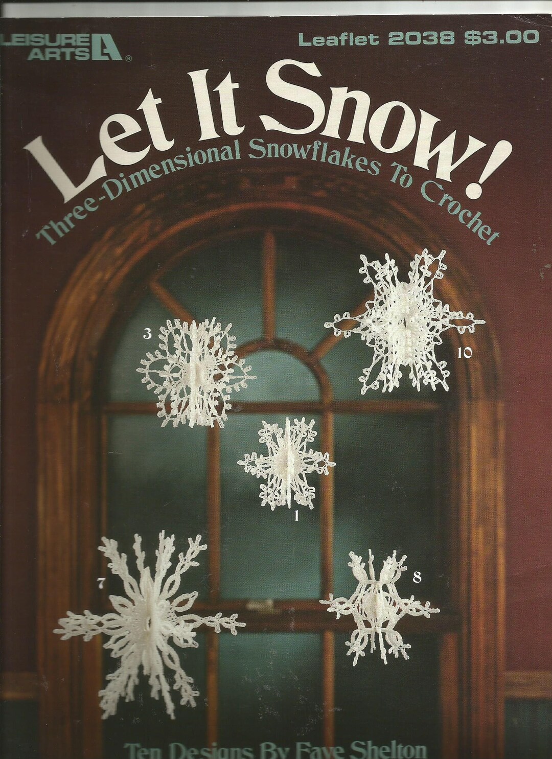 SNOWFLAKES CROCHET PATTERN Let It Snow Three-dimensional Snowflakes to ...