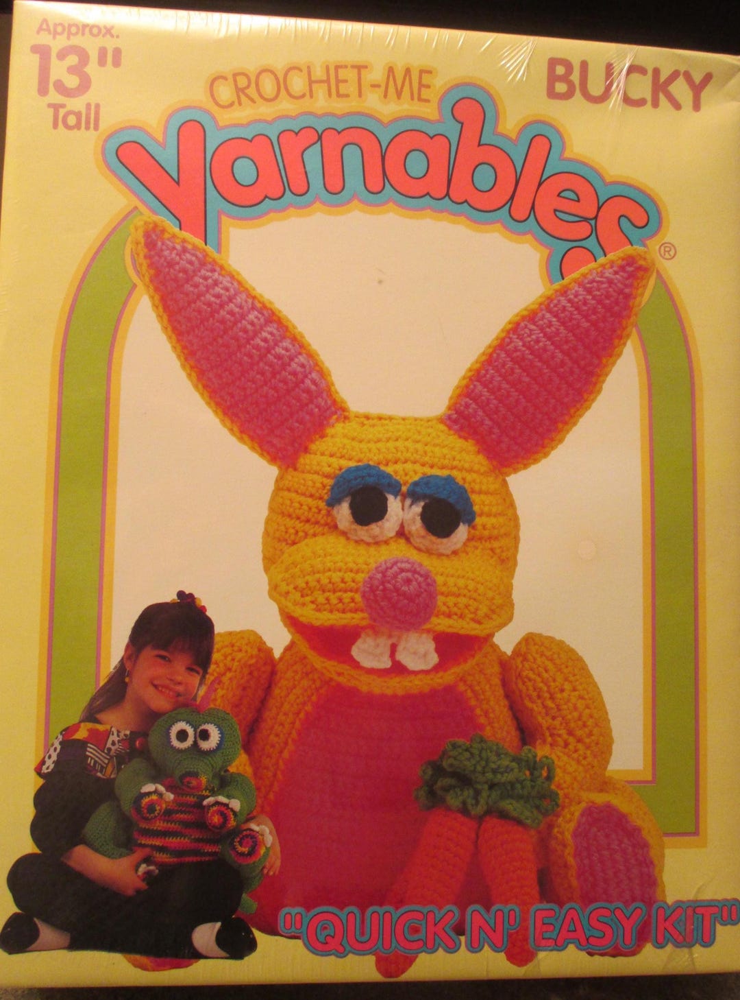 Bernat CROCHET KIT - Crochet-me-yarnables 2610 - Bucky - Bunny/rabbit ...