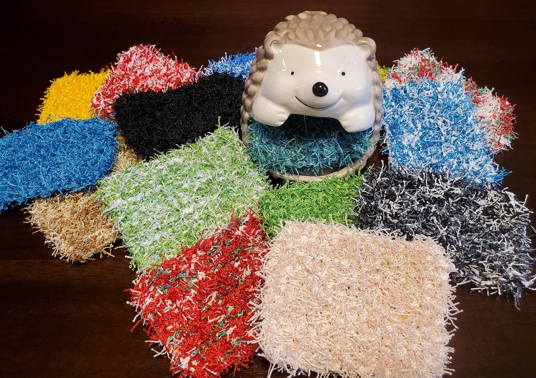 Kitchen Scrubby, Bathroom Scrubber, Knitted Scrubbie, Eco-friendly ...