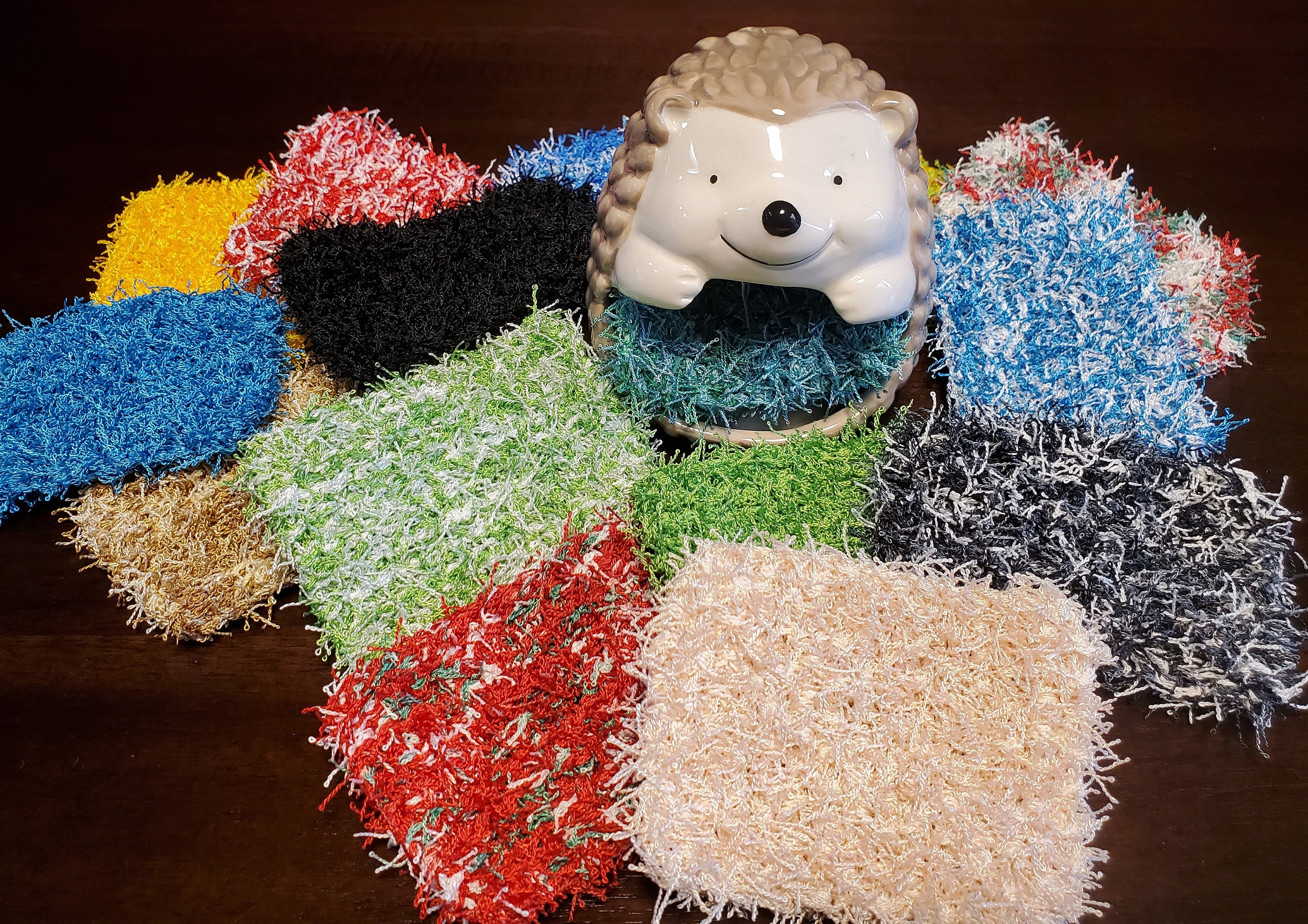 Kitchen Scrubby, Bathroom Scrubber, Knitted Scrubbie, Eco-friendly ...