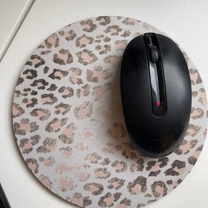 Cheetah Print Mousepad.animal Print Office Decor.leopard Print.mouse ...