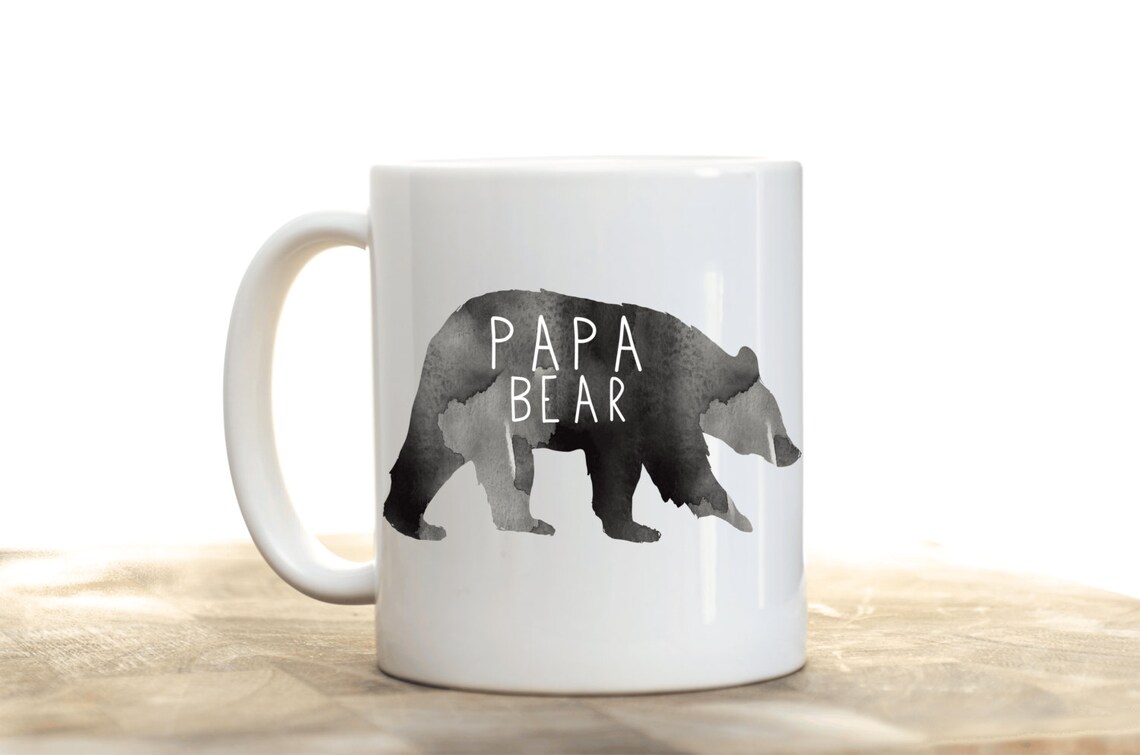 Papa Bear/papa Mug/papa Bear Mug/papa Bear Coffee Mug/father's Day Gift ...