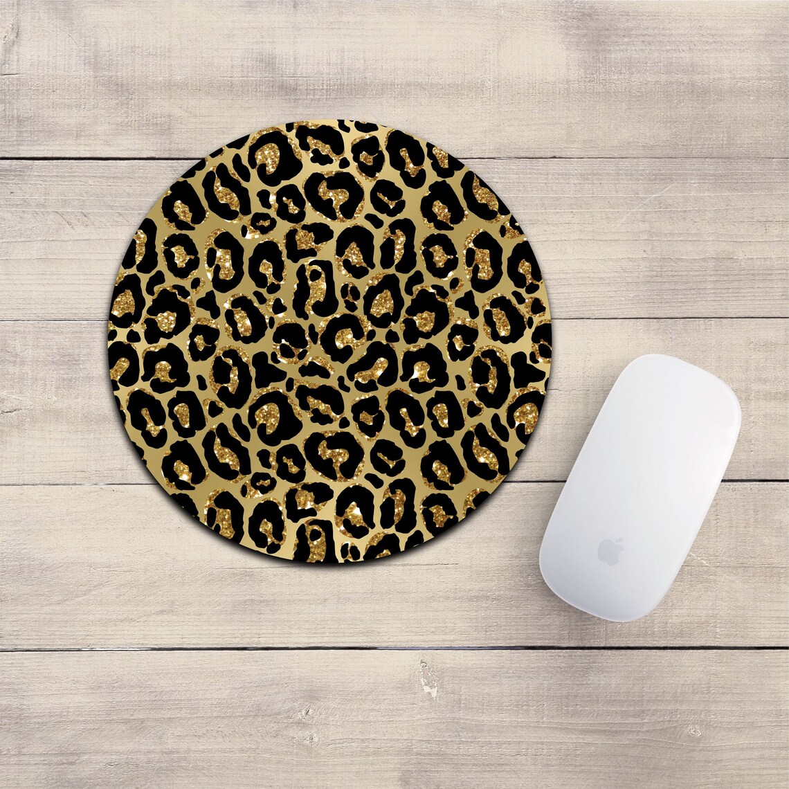 Cheetah Print Mousepad.Animal Print Office Decor.Leopard | Etsy