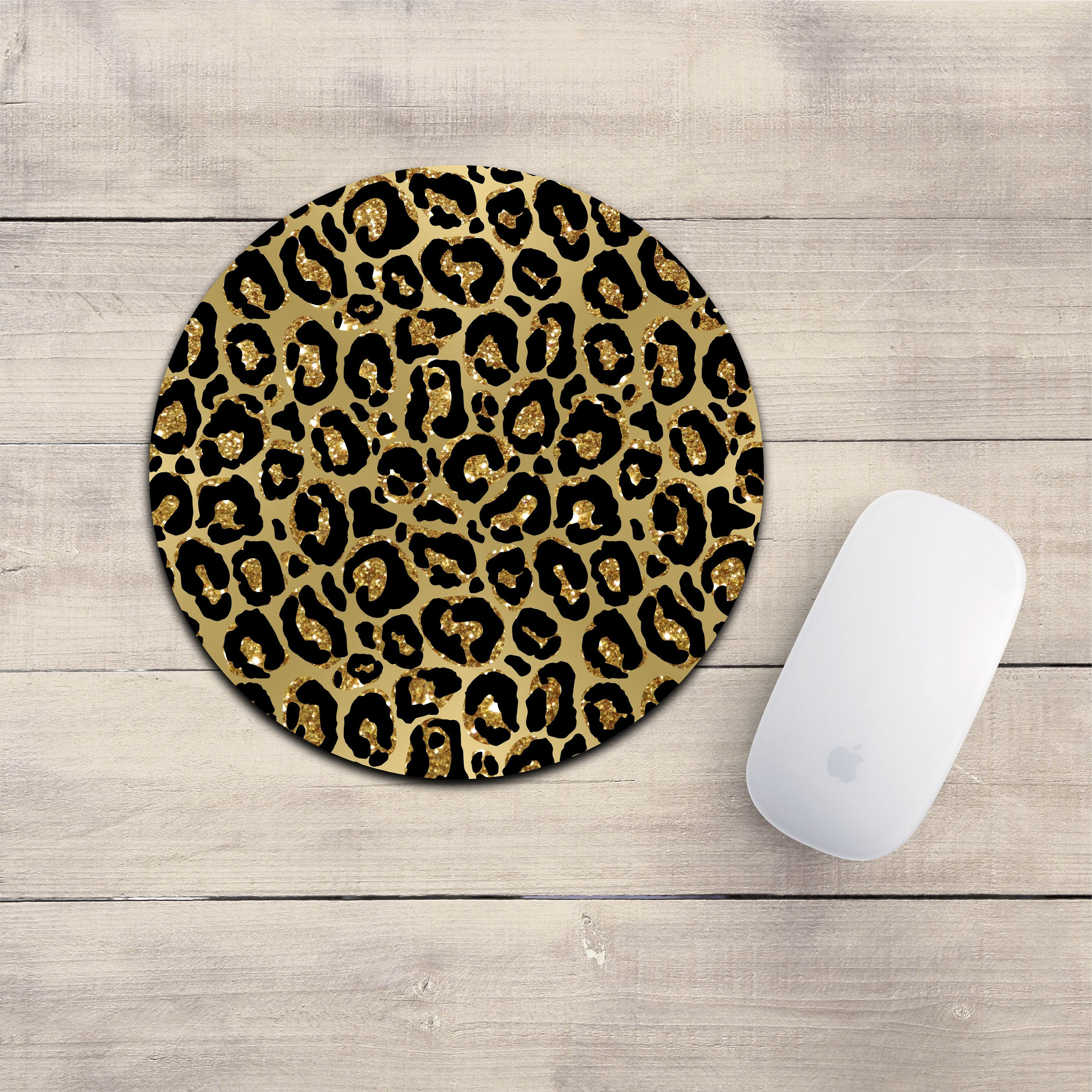 Cheetah Print Mousepad.animal Print Office Decor.leopard - Etsy