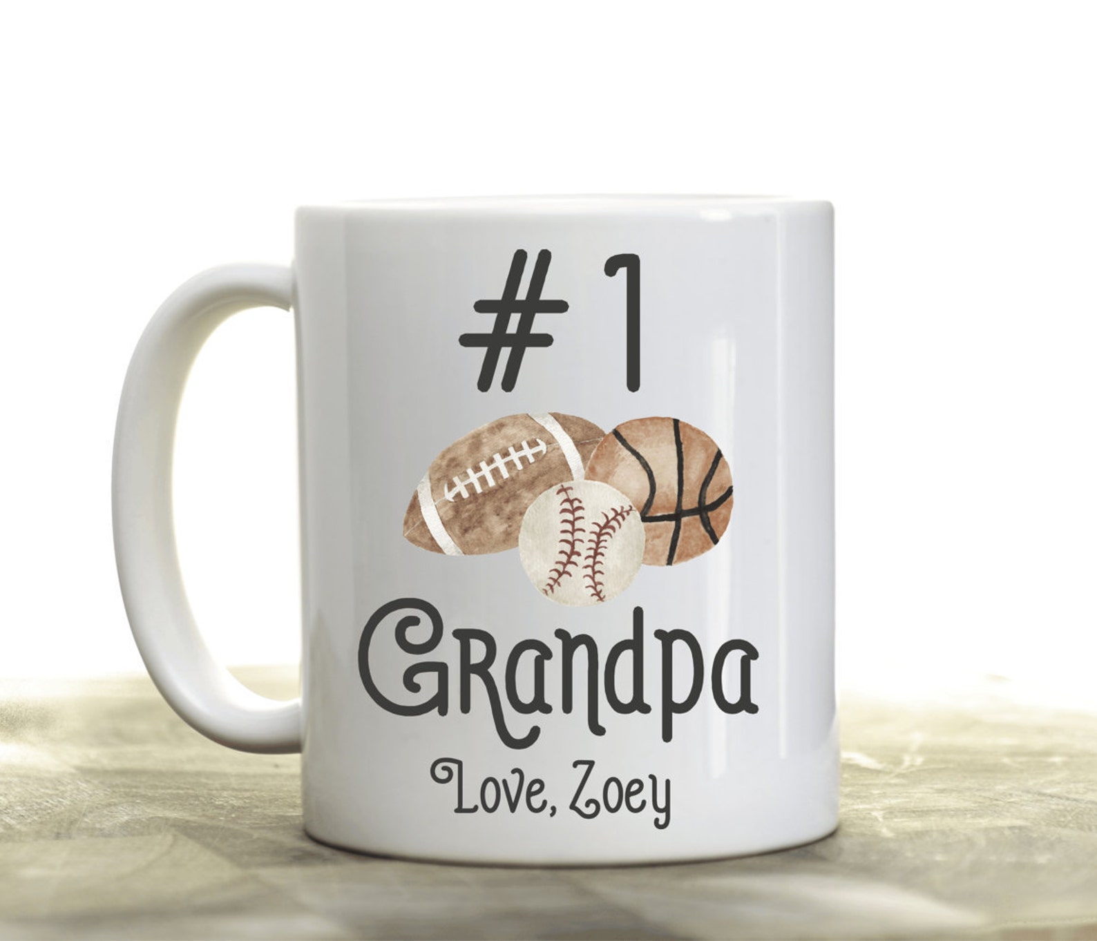 Number 1 Grandpa.world's Best Grandpa/father's - Etsy