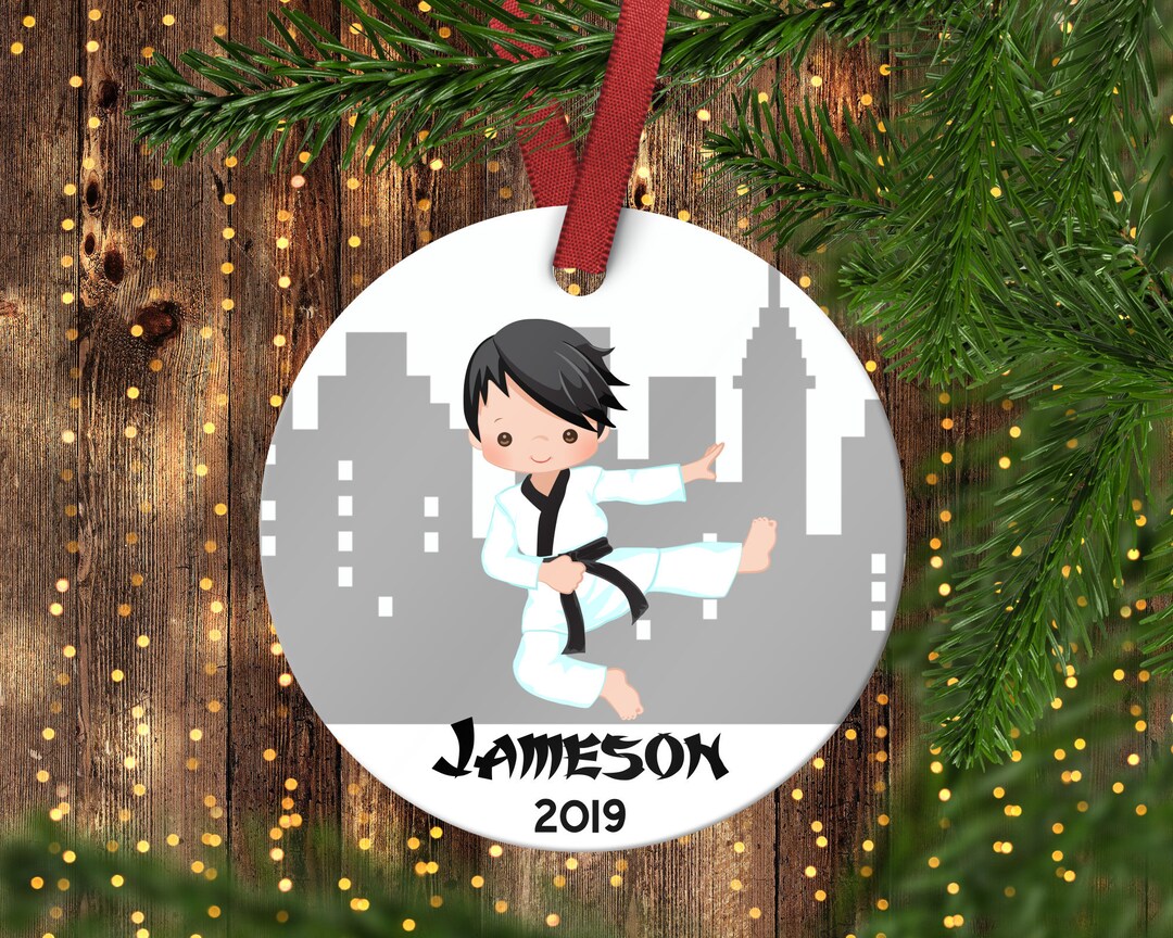 Children's Karate Christmas Ornament.karate Children's Ornament ...