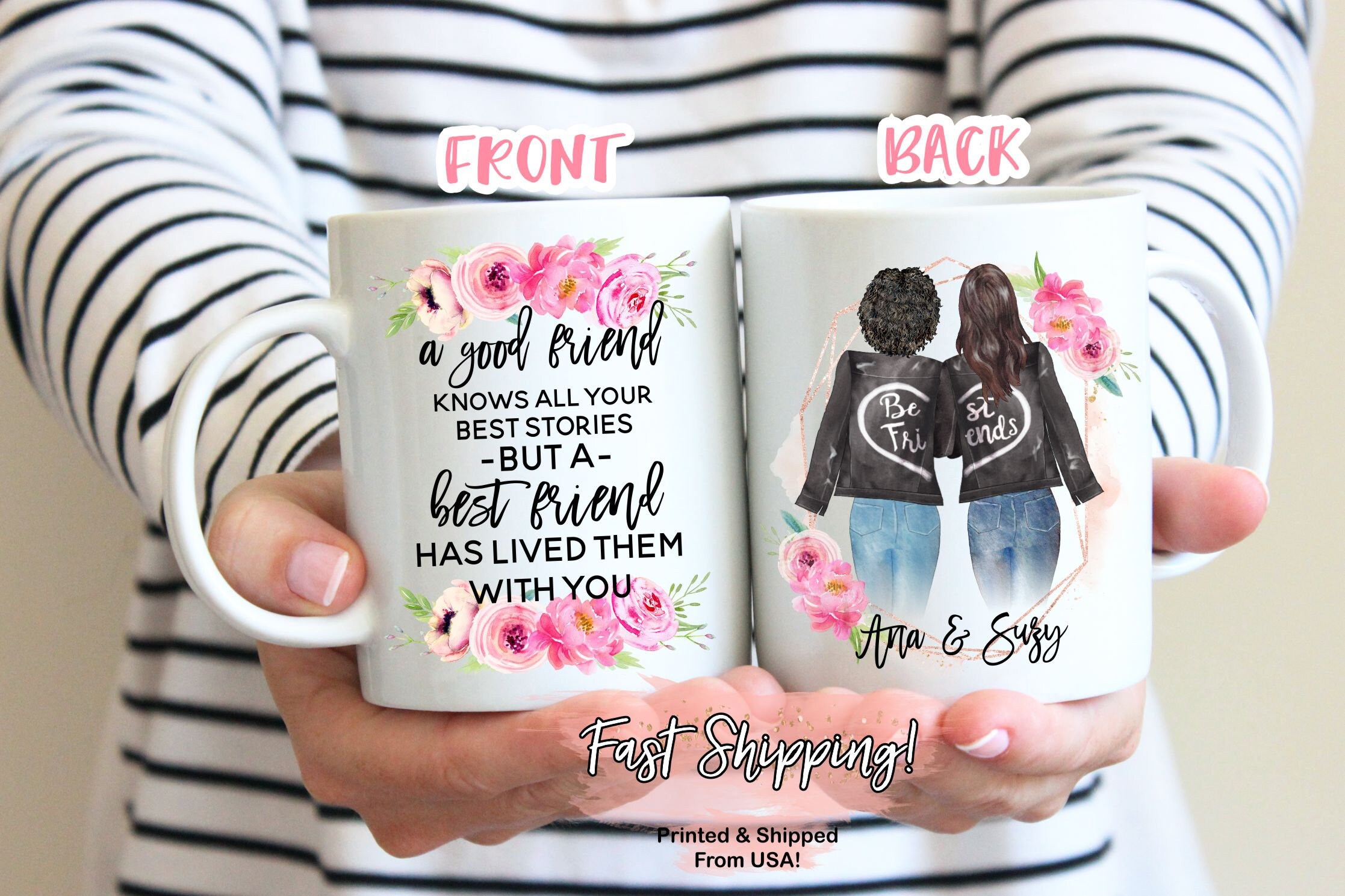 Personalized Best Friend Gift.cute Gift for Friend.best Friend | Etsy