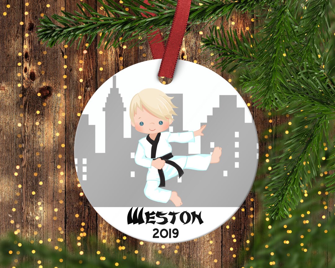 Children's Karate Christmas Ornament.karate Children's Ornament ...