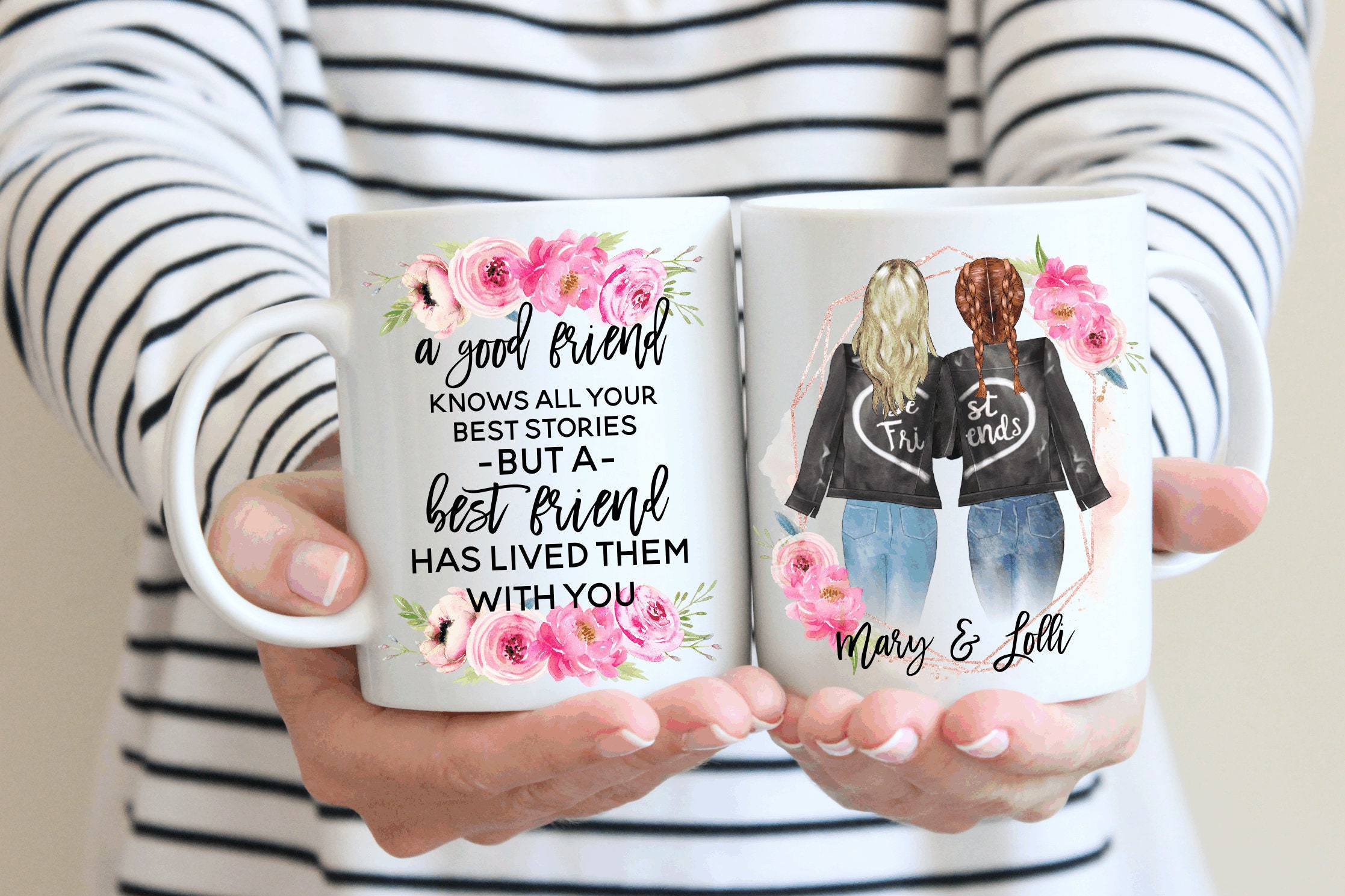 Personalized Best Friend Gift.cute Gift for Friend.best Friend Coffee ...