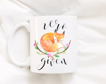 Zero Fox Given Mug | Etsy