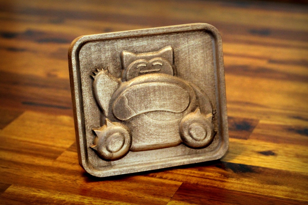 Hardwood Snorlax 5 Framed - Etsy