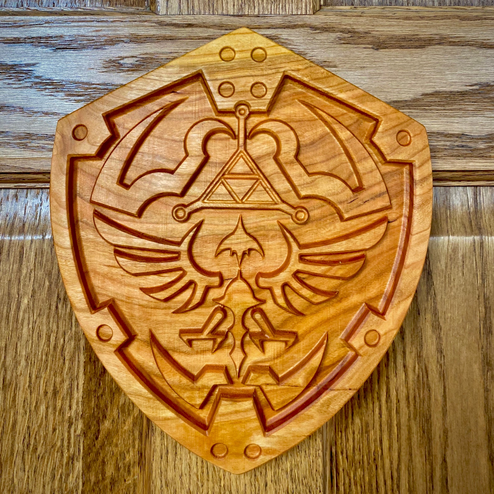 Wooden Hylian Shield 9 X 8 - Etsy