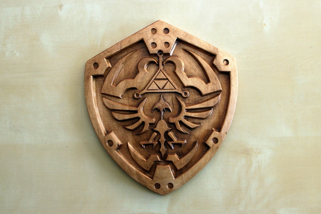 Wooden Hylian Shield (9" X 8") - Etsy