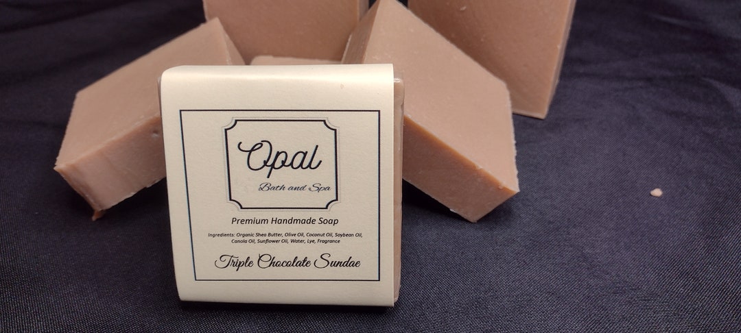 Triple Chocolate Sundae Cold Process Soap Natural Vegan - Etsy