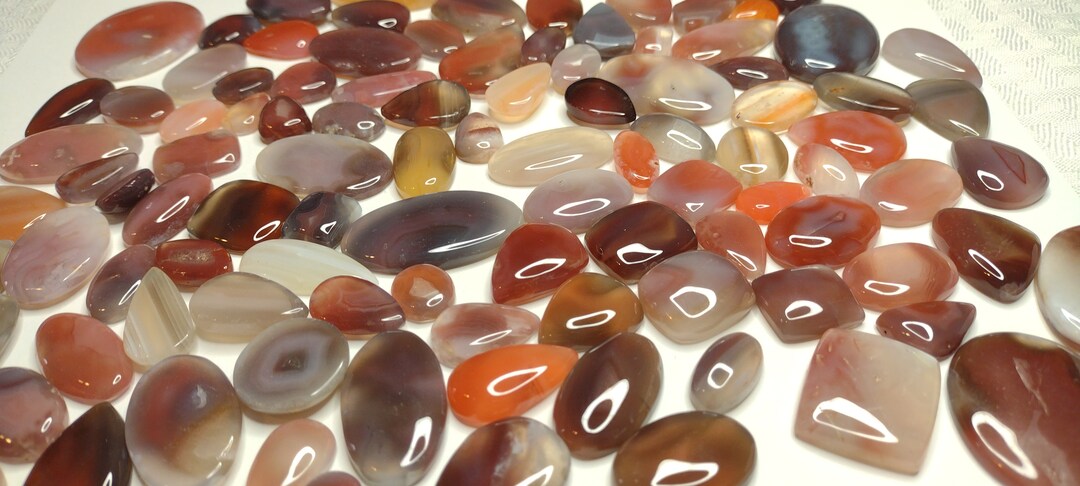Agate Mixed Size Cabochon Parcel Wholesale Bulk Parcels Lots Ethereal ...