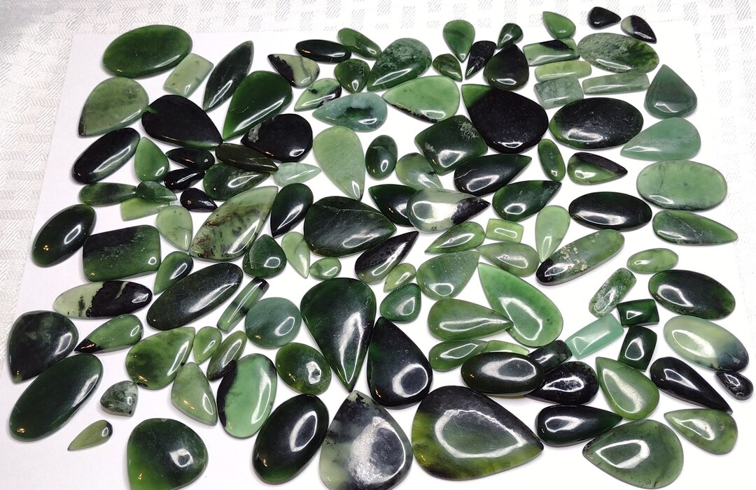 Jade Mixed Size Cabochon Parcel Wholesale Bulk Parcels Lots Ethereal ...