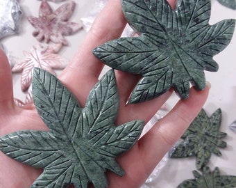 Marijuana Leaf Stone | Etsy