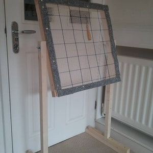 Rug Hooking Frame/ Punch Needle Frame and Stand KIT - Etsy