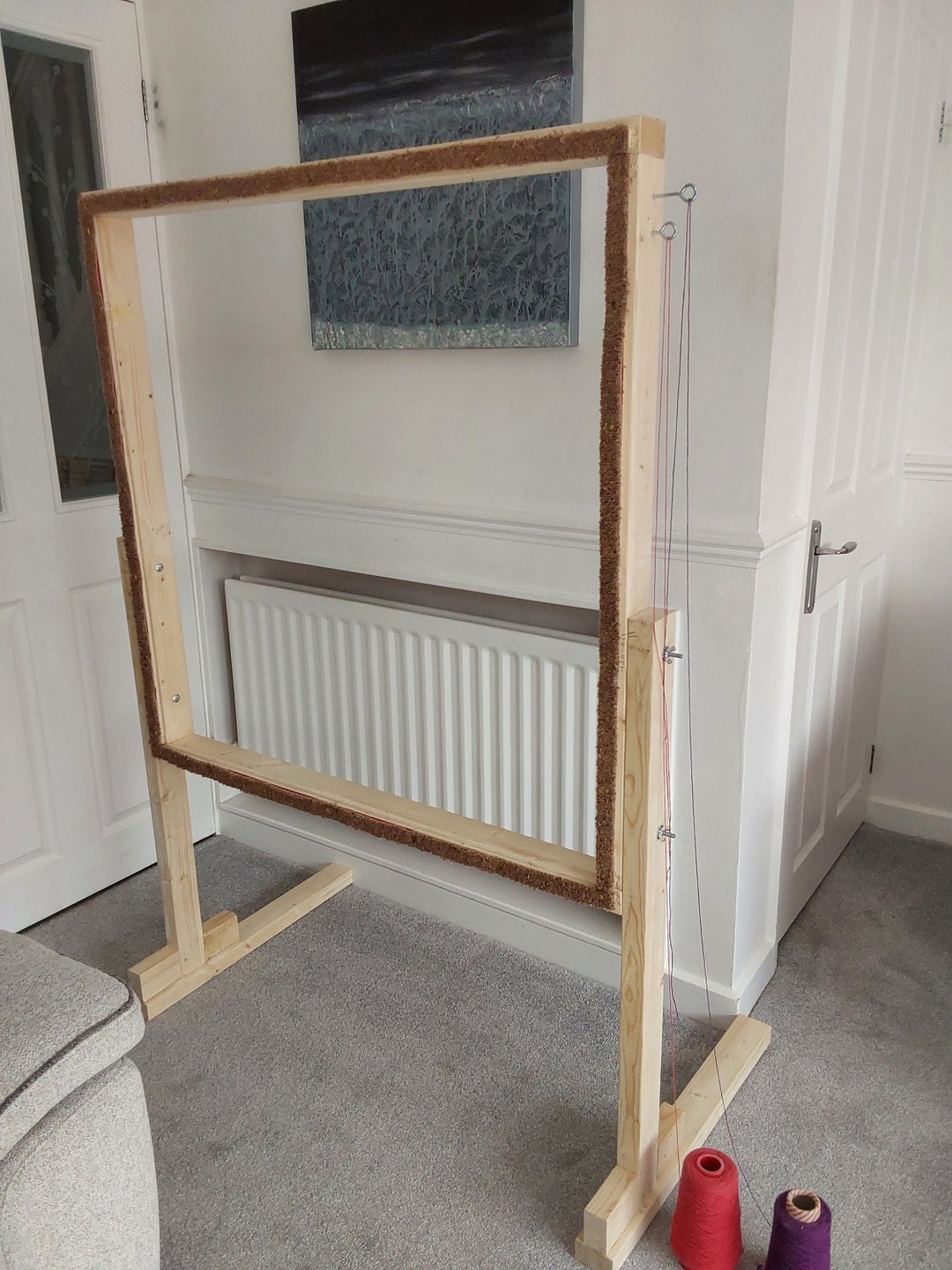 Rug Tufting Frame 98cms X 98cms and Stand Suitable for Tufting Guns - Etsy