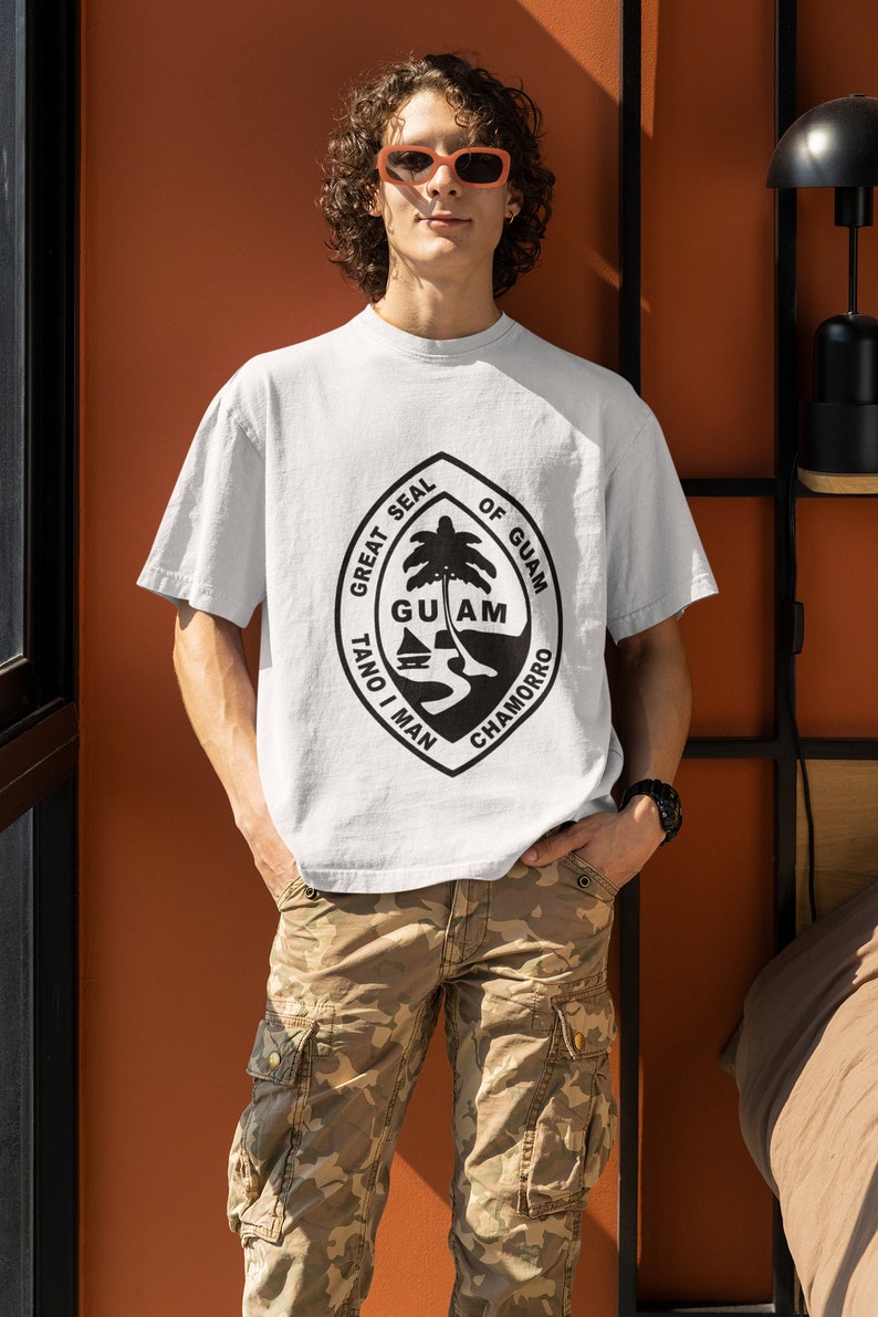 Guam Seal Men's Tee-shirt| Official Registered Guam Seal - Etsy