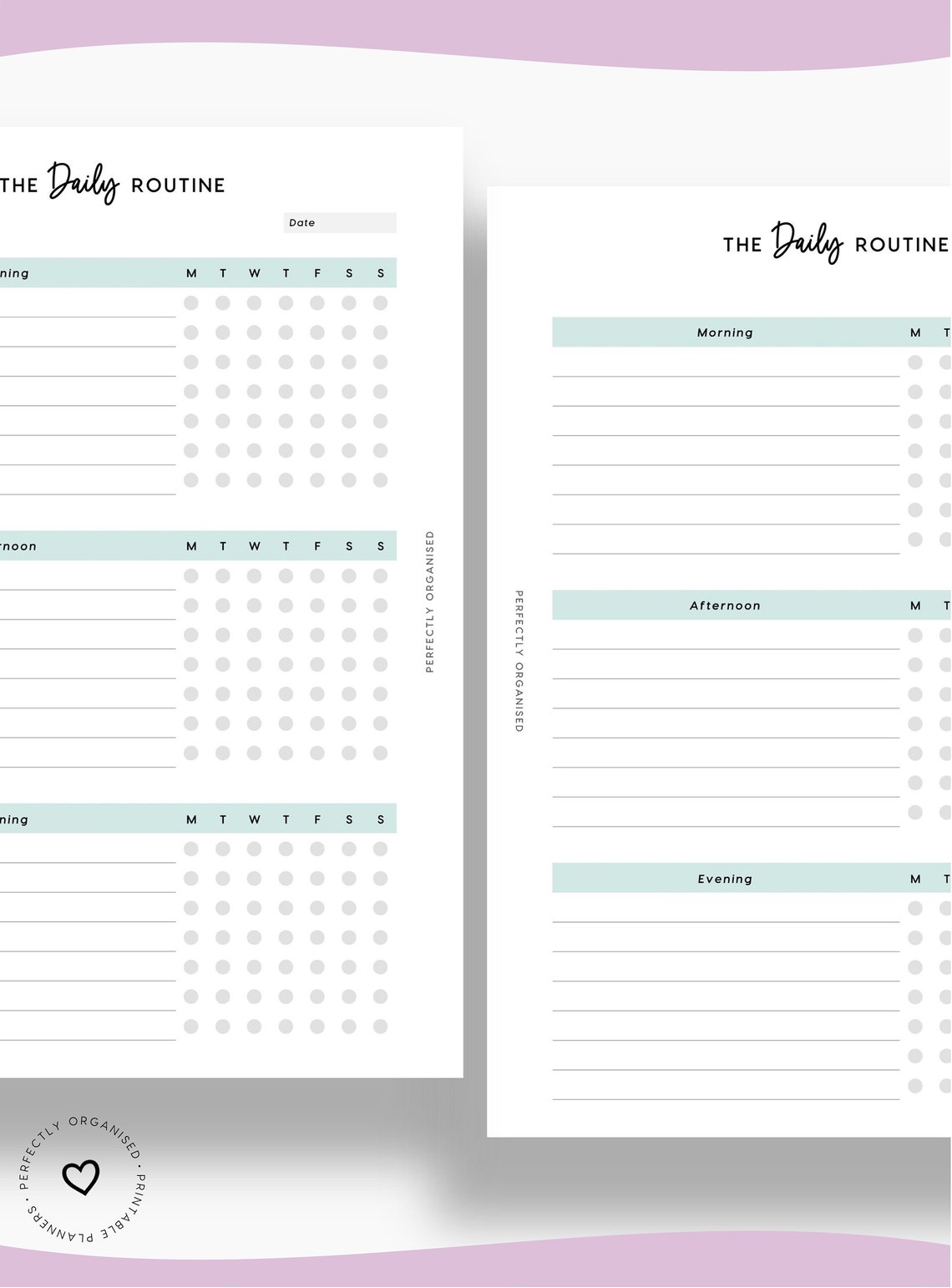 PRINTABLE Daily Routine Daily Schedule Weekly Routine | Etsy UK