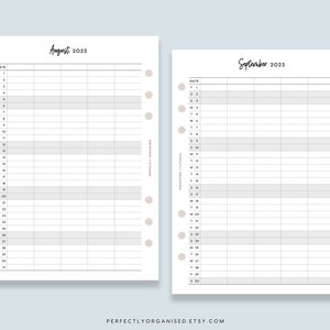 PRINTABLE 2023 Family Planner 2023 Family Calendar 2023 - Etsy UK