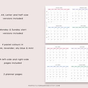 PRINTABLE 2023 Fold-out Calendar 2023 Calendar 2023 - Etsy UK