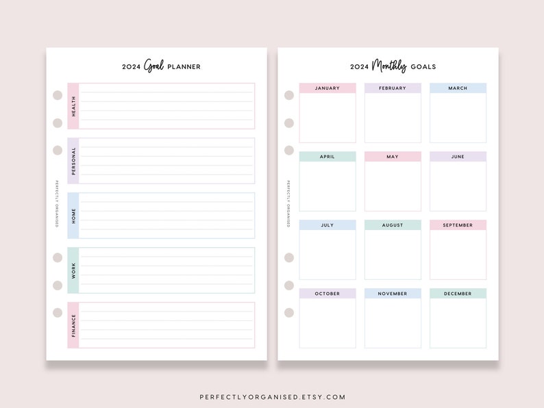 PRINTABLE 2024 Goal Planner 2024 Goal Planning 2024 Goal - Etsy PRINTABLE 2024 Goal Planner 2024 Goal Planning 2024 Goal - Etsy