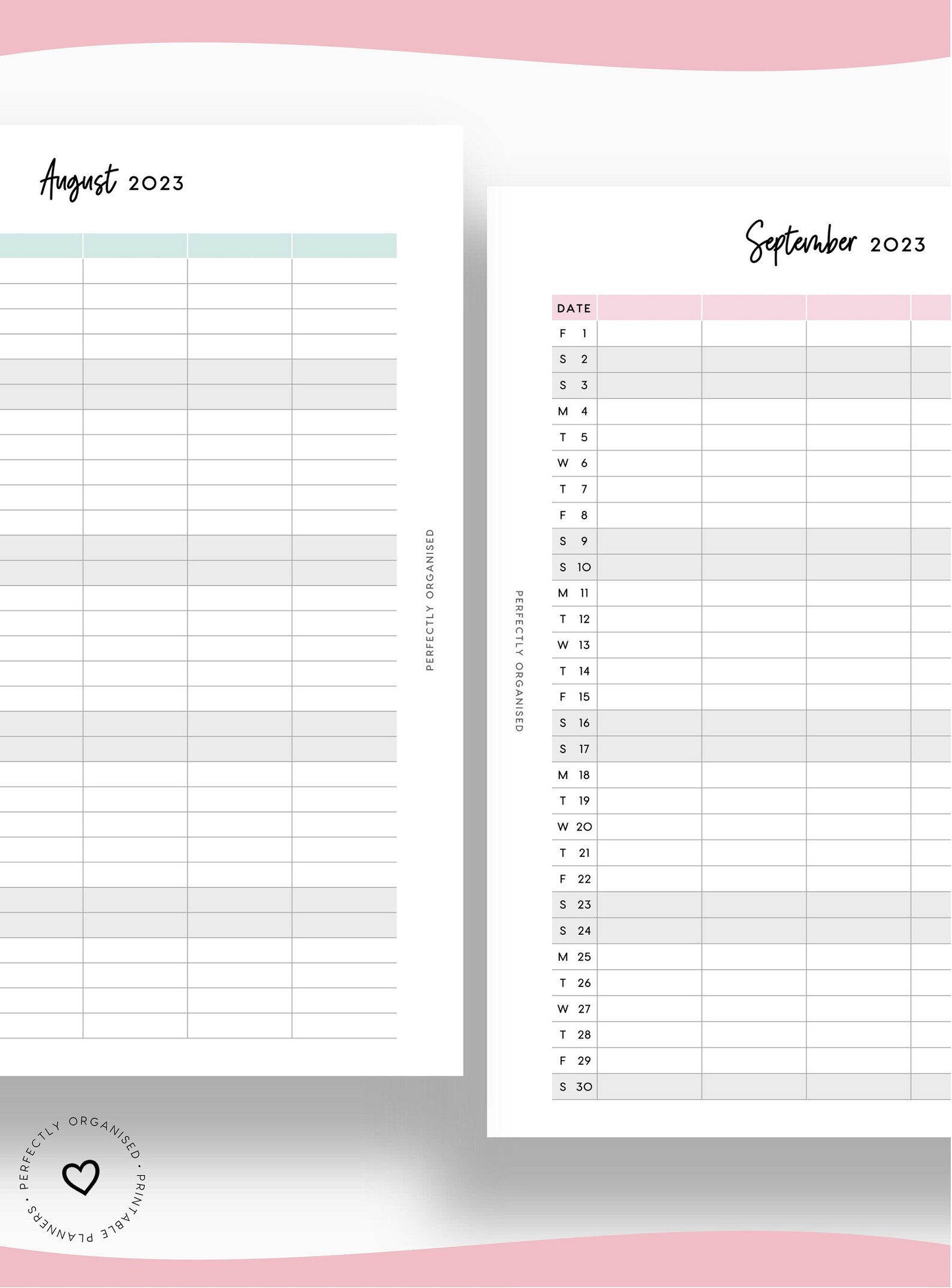 PRINTABLE 2023 Family Planner 2023 Family Calendar 2023 - Etsy