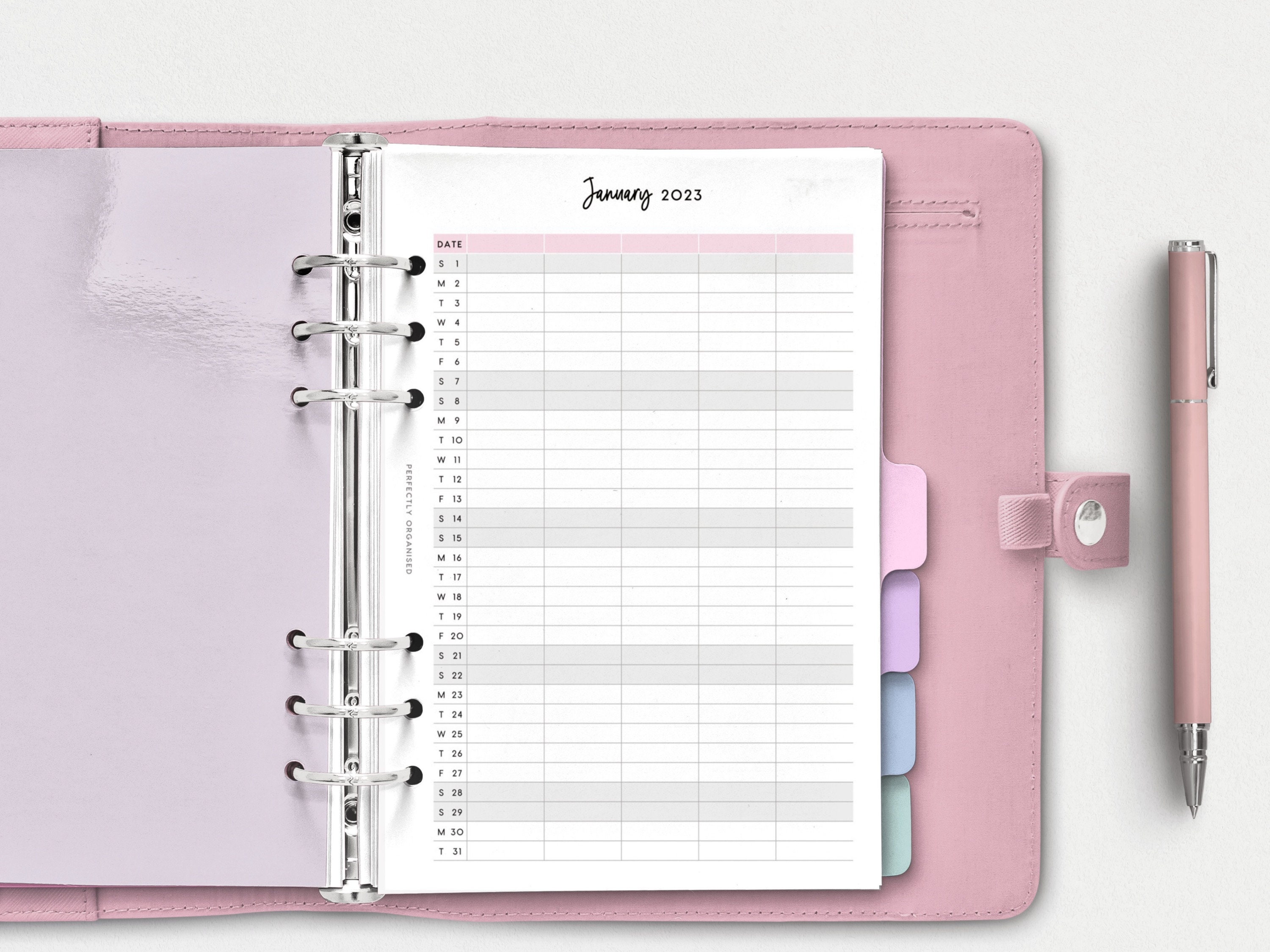 PRINTABLE 2023 Family Planner 2023 Family Calendar 2023 - Etsy