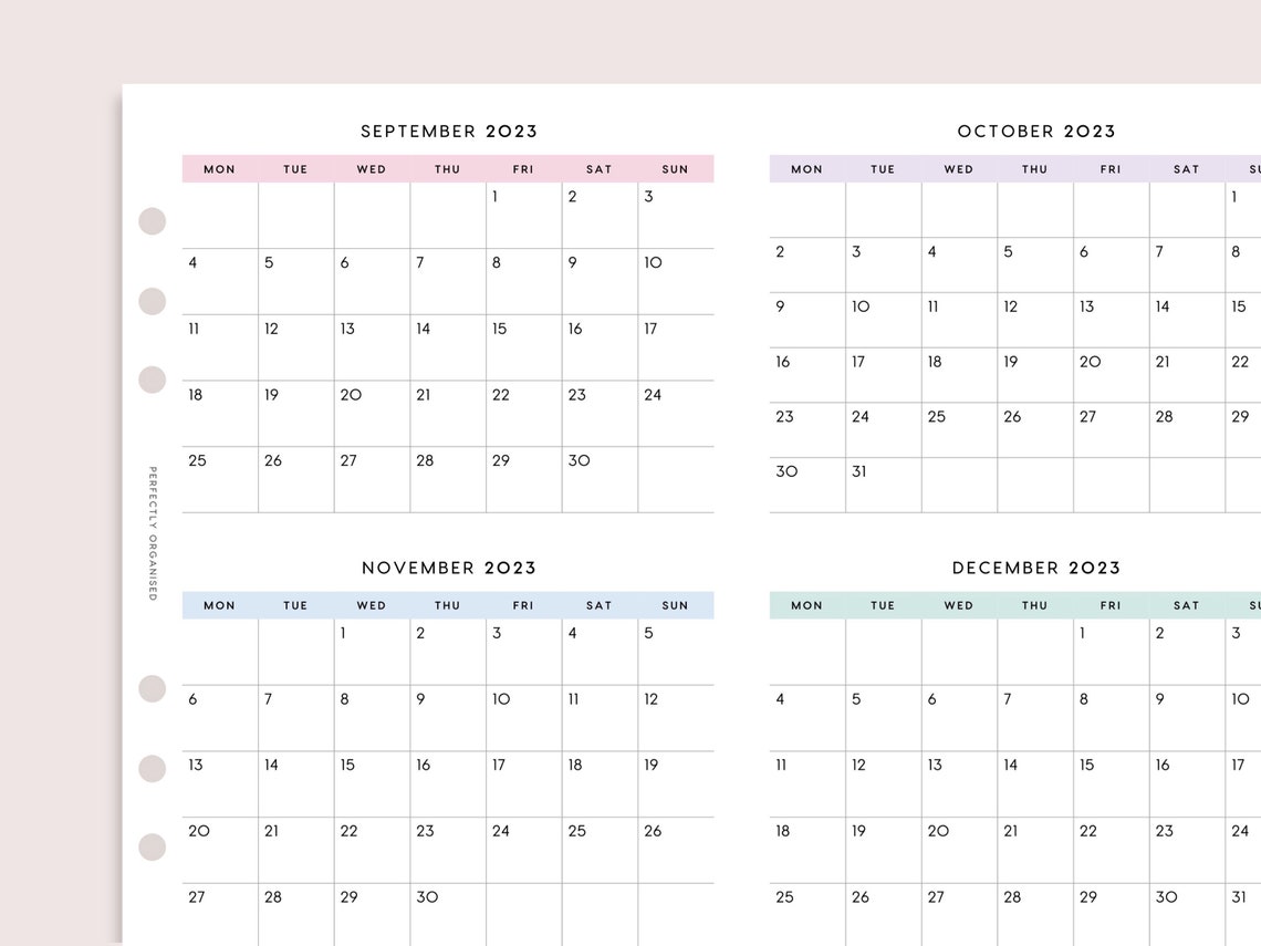 PRINTABLE 2023 Fold-out Calendar 2023 Calendar 2023 - Etsy UK