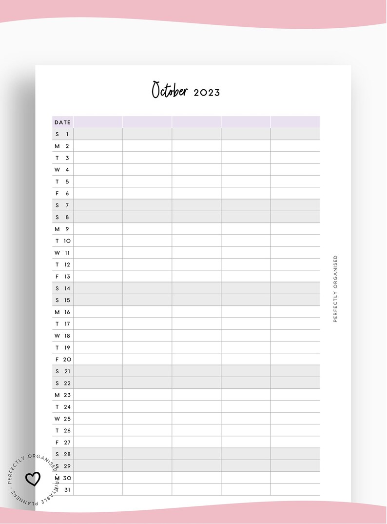 PRINTABLE 2023 Family Planner 2023 Family Calendar 2023 - Etsy