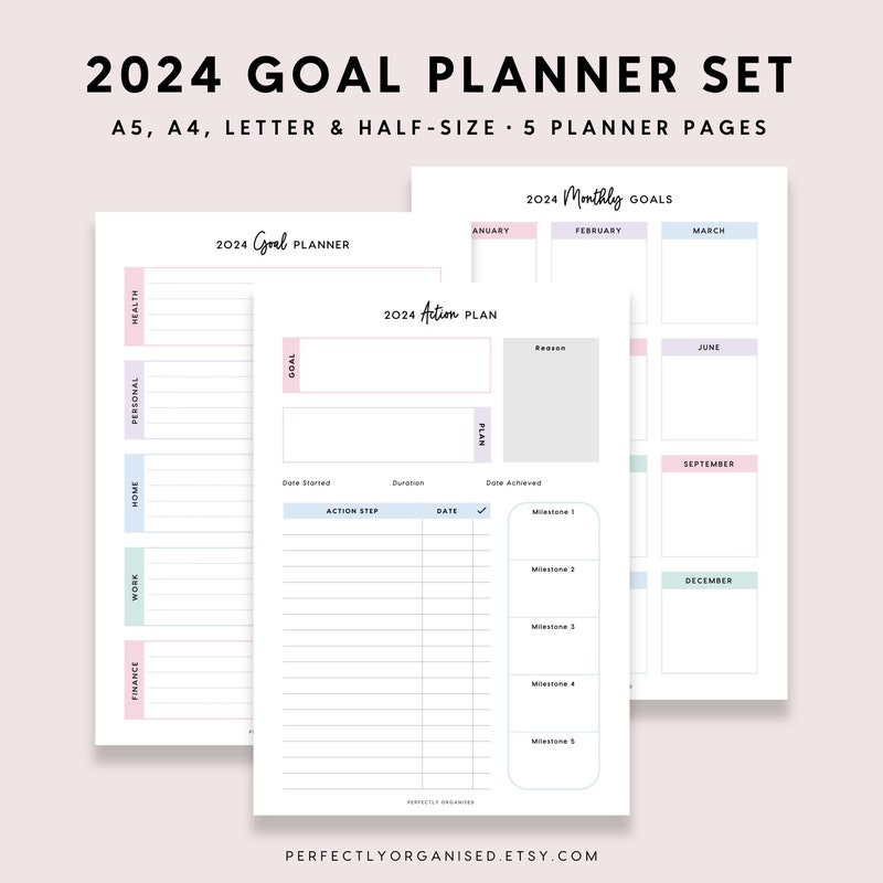 Goal Tracker - Etsy