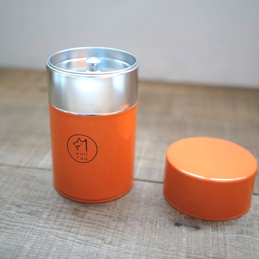 Wolf Tea Orange Exclusive Canister / Tea Collection Milky - Etsy