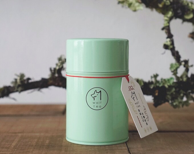 Wolf Tea Pink Canister / Tea Collection Honey Scented Black - Etsy