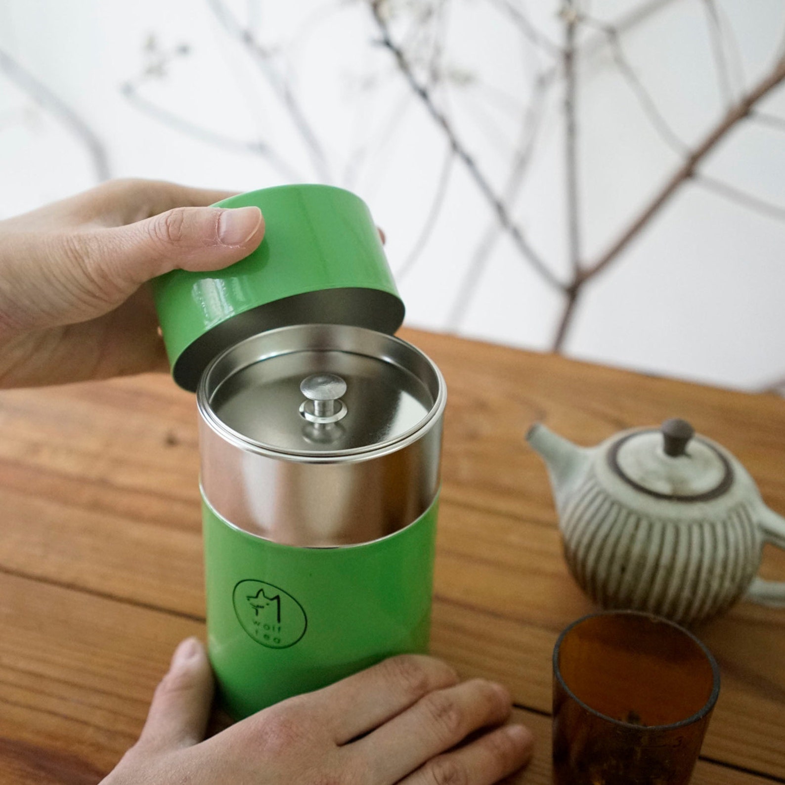 Wolf Tea Exclusive Canister / Tea Canister / Tea Tin / Tea | Etsy