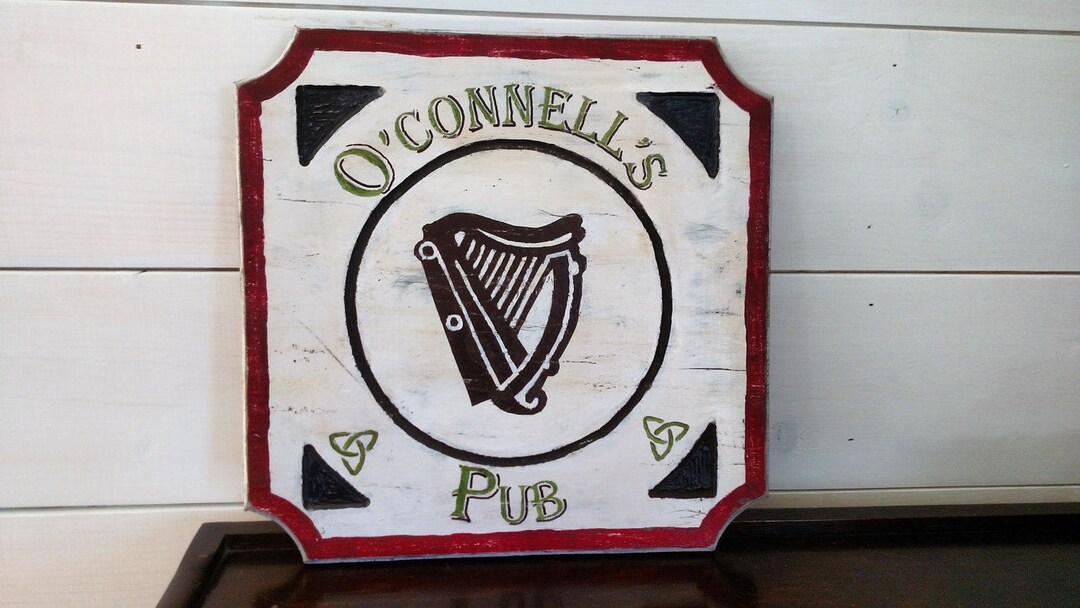 Irish Pub Wooden Sign - Etsy