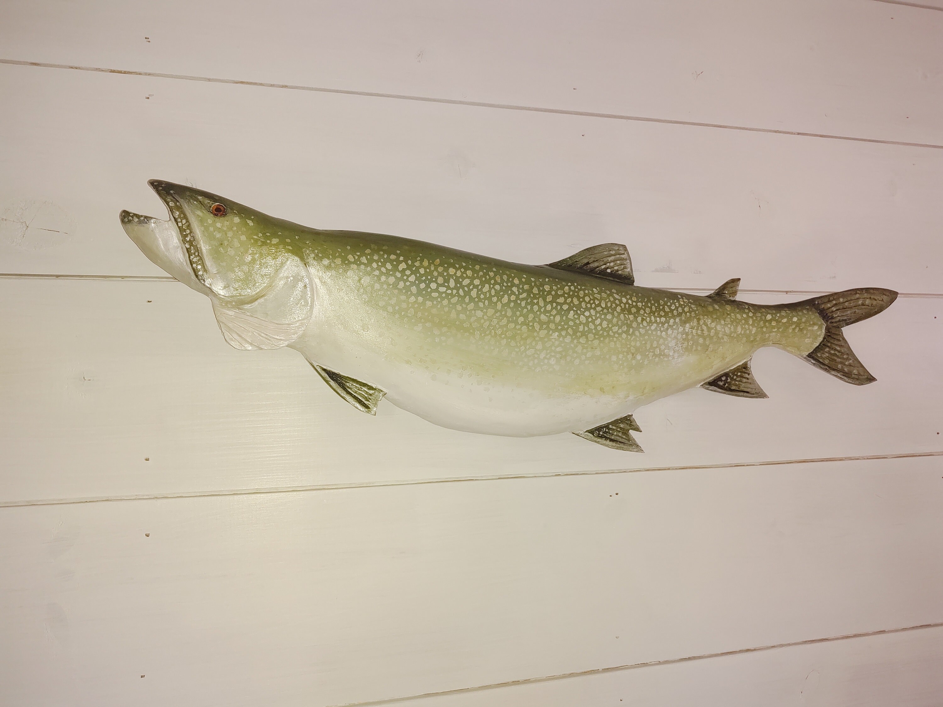 Carved Lake Trout - Perfect for the Cabin Wall - Etsy