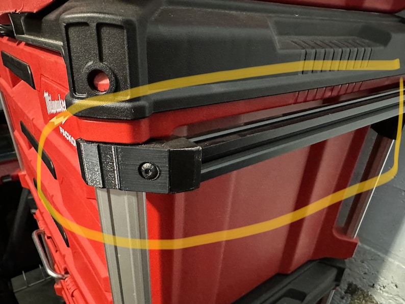 3D Printed Milwaukee Packout Accessory Bar Including 2 Clips | Use to ...