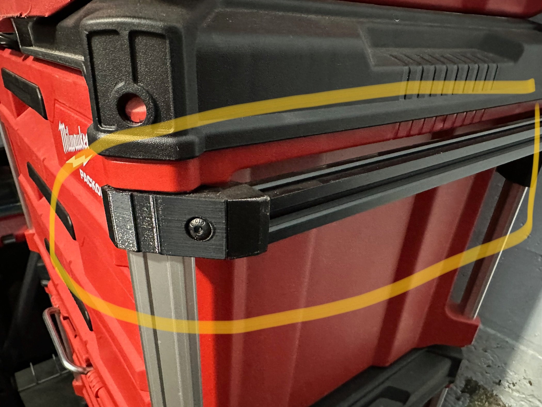 3D Printed Milwaukee Packout Accessory Bar Including 2 Clips | Use to ...