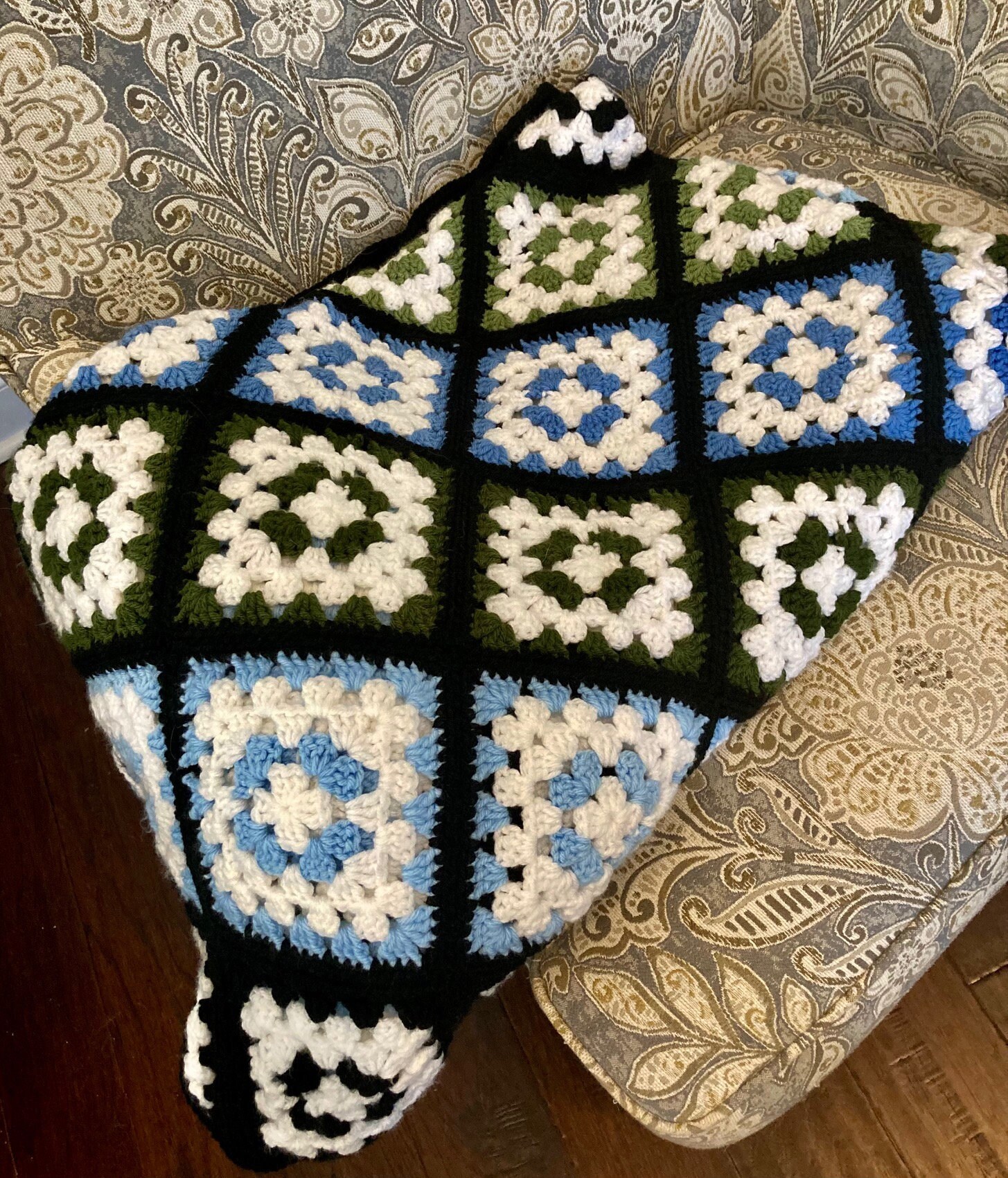 Mable Granny Square Blanket - Etsy