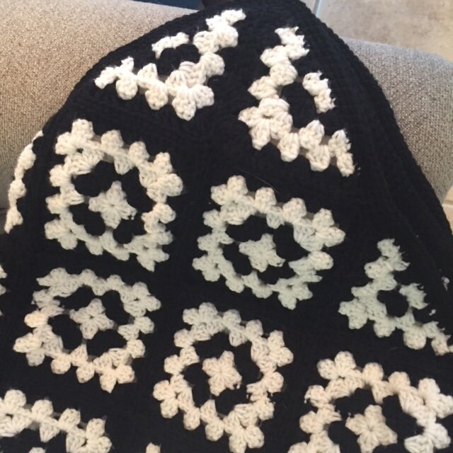 Mable Granny Square Blanket - Etsy