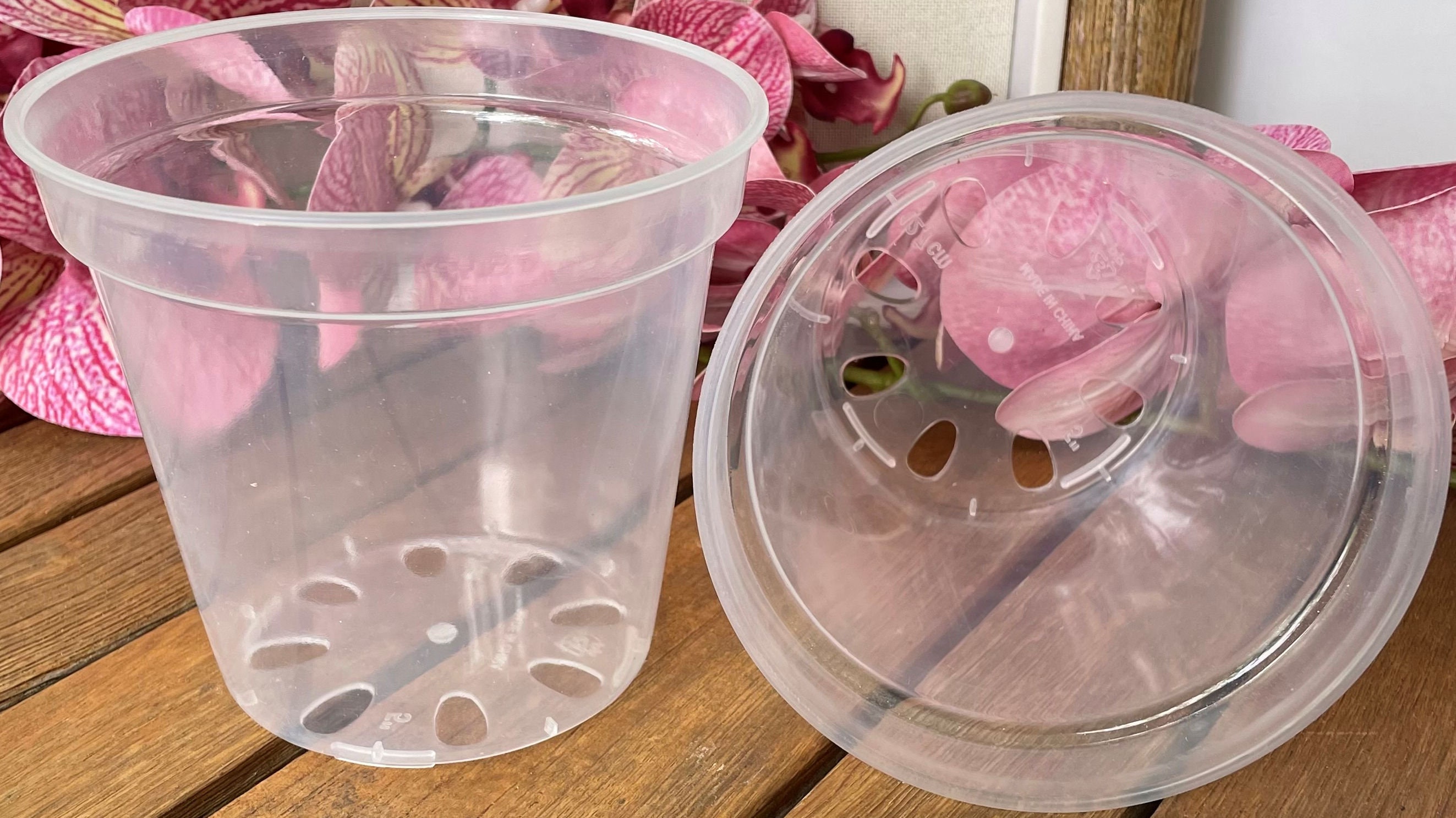 Clear Plastic Pot Virtually Clear Plastic Pot 4 - Etsy