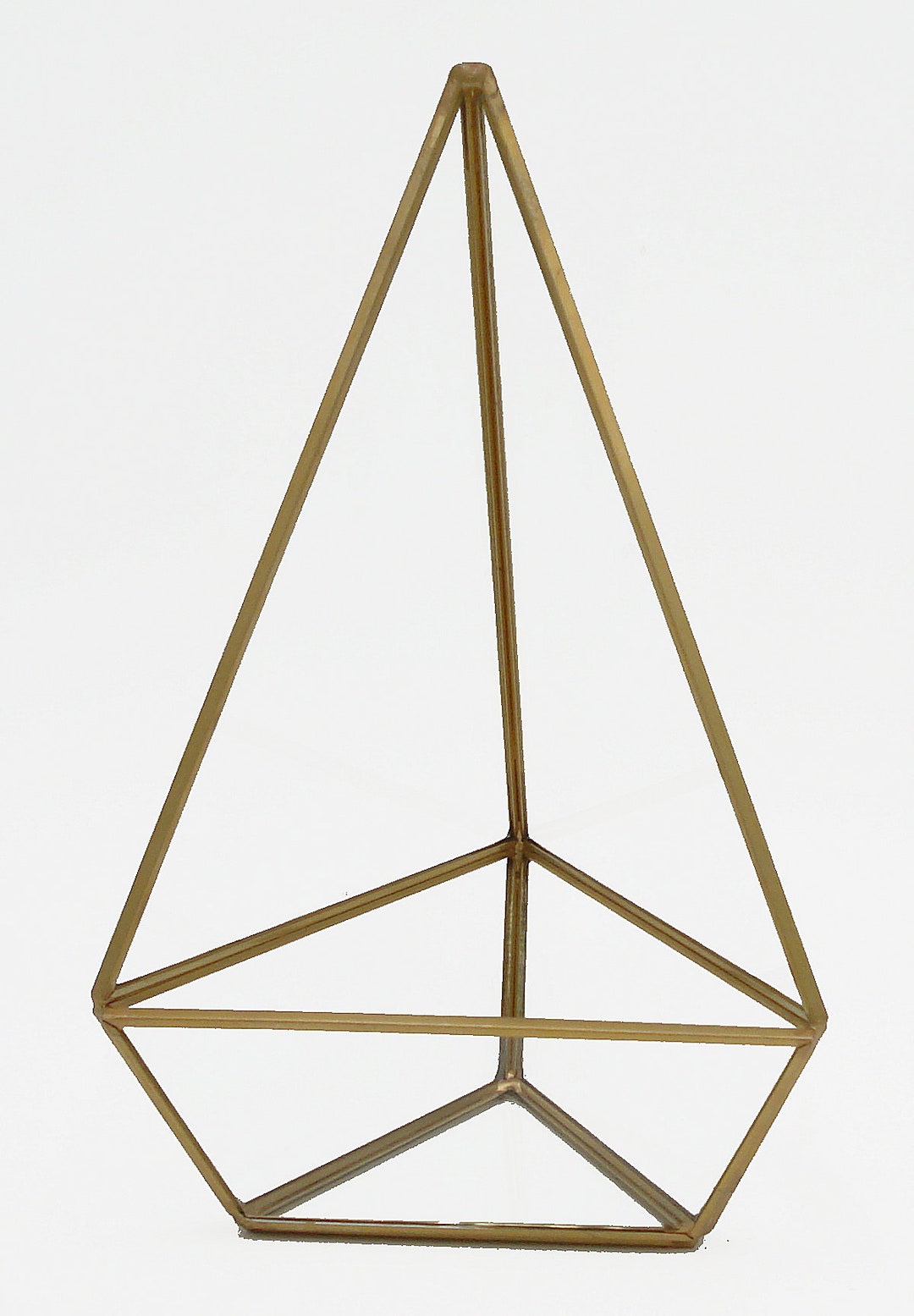 Glass Geometric Terrarium Gold Frame A9 5.25x7.75 - Etsy