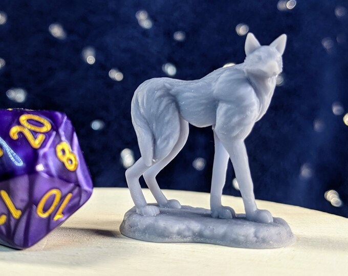 Maned Wolf Miniature | 3D Printed Tabletop Companion | Makes a Great ...
